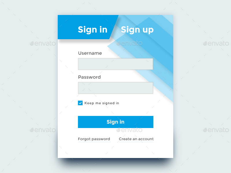Modern Web Forms, Web Elements | GraphicRiver
